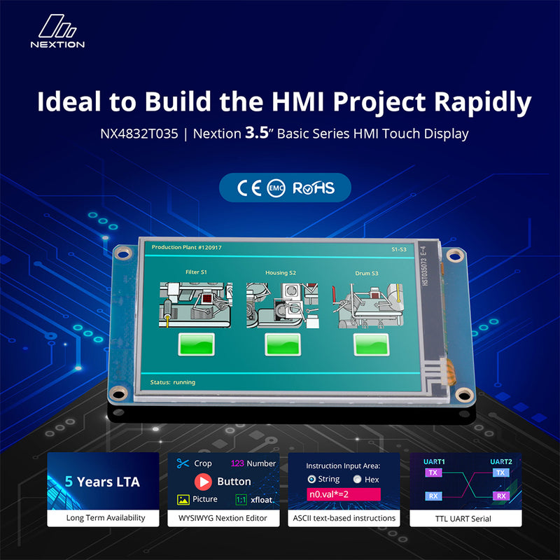 Nextion HMI Displays – Touchscreen-Lösungen für IoT-Projekte
