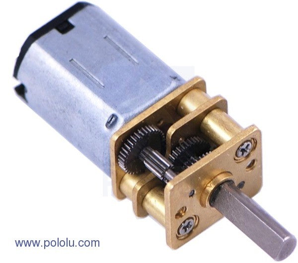 298:1 High Power Micro Metall Getriebemotor