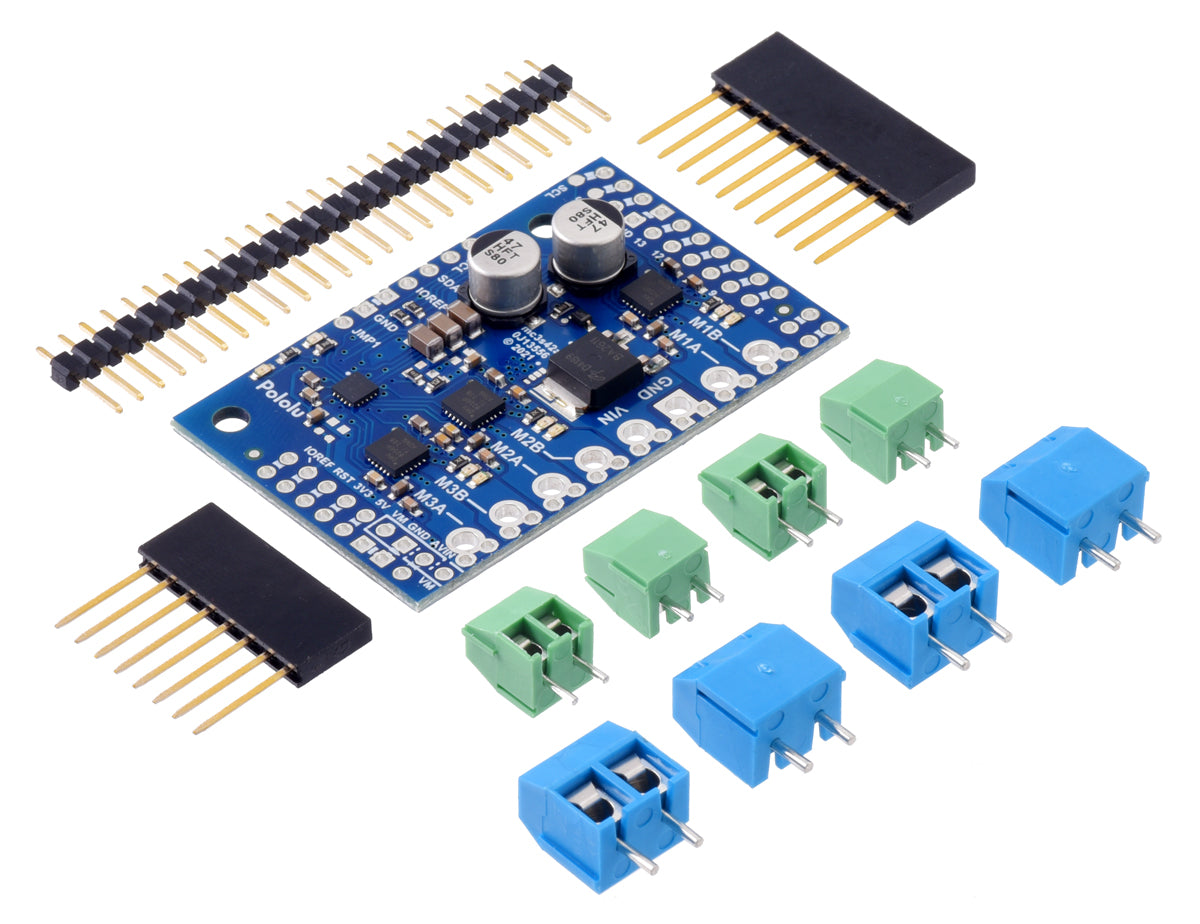 Motoron M3S256 Triple Motor Controller Shield Kit for Arduino